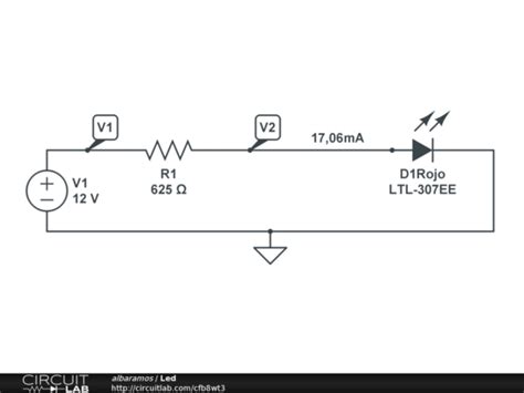 Led Circuitlab