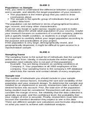 Population Frame And Sampling Size Scientific And Non Scientific Sampling Docx SLIDE 3