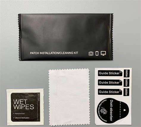 2022 Hot Sale Screen Protector Accessories Black Patch Installation ...