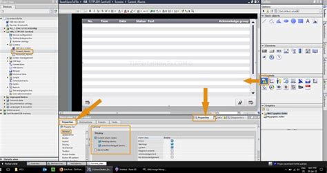 Historical Alarms On Hmi In Tia Portal Go To Toolbox Controls Drag And Drop ‘alarm View