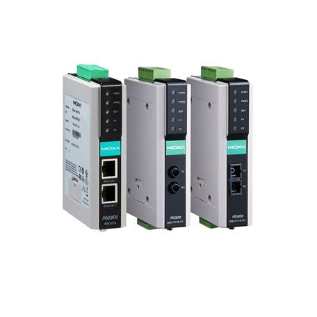 Port RS Advanced Modbus TCP To Serial Communication Gateway With MGate MB I