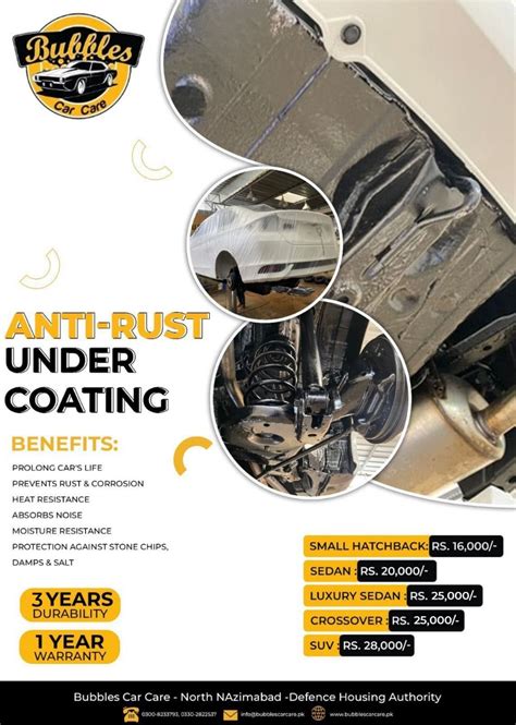 Anti Rust Coating Bubbles