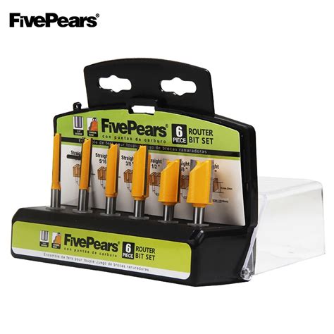 6pcs 14 Router Bits Set Milling Cutters For Woodworking Tools