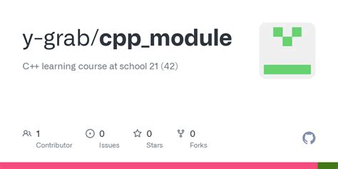 GitHub Y Grab Cpp Module C Learning Course At School
