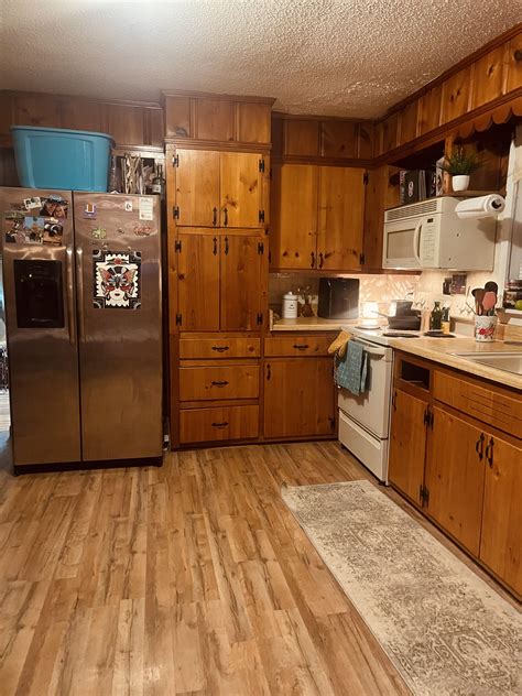 Knotty Pine Kitchen Cabinet Design Pine Cupboards Hi Res Stock