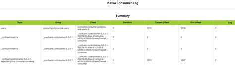 Monitoring The Kafka Consumer Lag