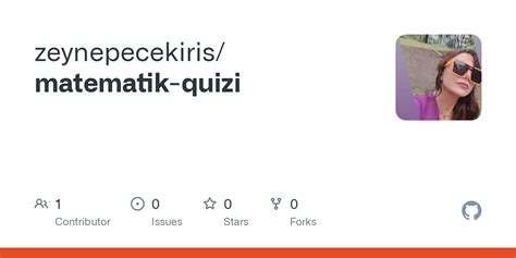 GitHub Zeynepecekiris Matematik Quizi