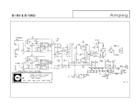 Ampeg B15n Schematic Unveiling The Inner Workings Of A Classic Bass Amplifier
