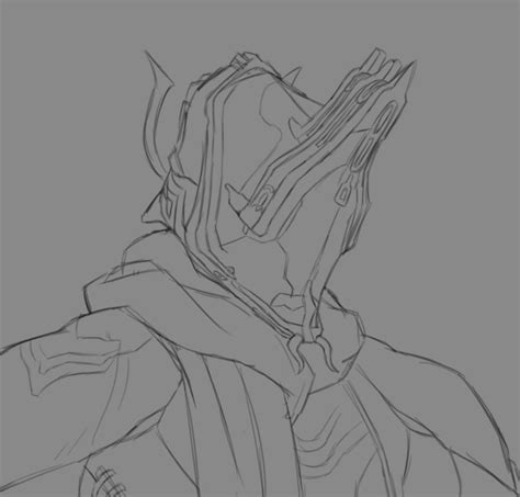 Excalibur Warframe Drawing