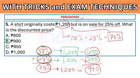 Cse Review Numerical Ability Test 5 Items Youtube