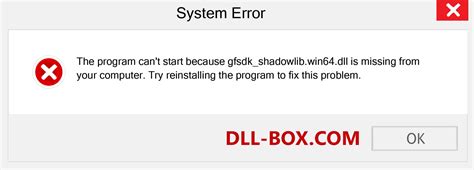 Gfsdk Shadowlib Win Dll Free Download For Windows DLL BOX COM
