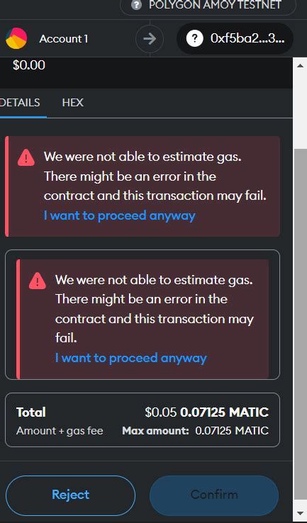 ethereum error cannot estimate gas transaction may fail or may