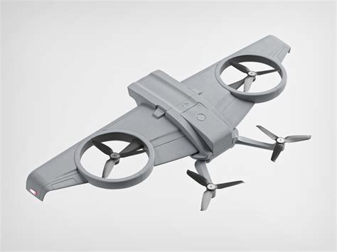 Dji Glide Hybrid Drone Concept Adds Glider Wings For Better Range And