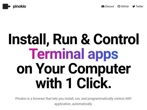 Pinokio Ai 浏览器
