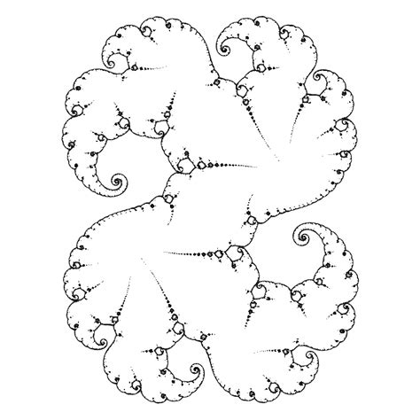 Fractals Algorithm For Rendering Non Filled Julia Sets Mathematics