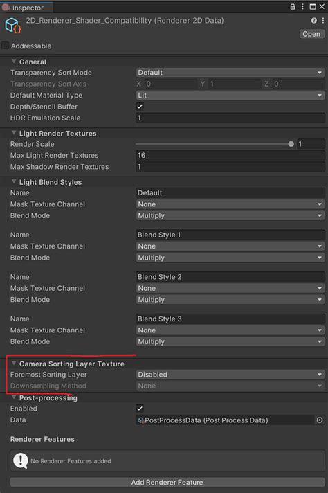 Scene Color Node In Shader Graph Not Working With Unitys 2d Renderer