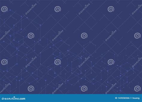 Abstract Hexagonal Molecular Structures On White Background With Copy Spaceabstract Hexagonal