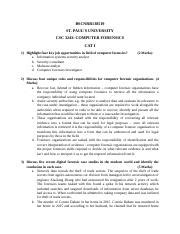 Computer Forensics Case Study Docx Bscnrb St Paul S University Csc Computer