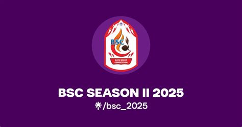 Bsc Season Ii 2025 Instagram Tiktok Linktree