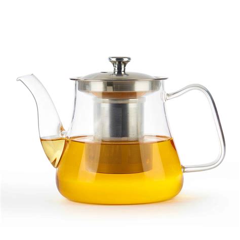 Vahdam Teas Radiance Glass Tea Pot With Infuser