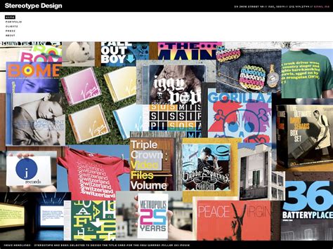 Stereotype Design Web Design Inspiration Siteinspire