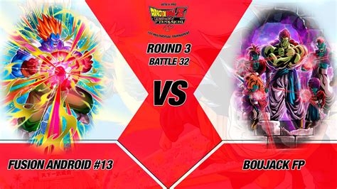 Fusion Android 13 Vs Boujack Fp I Round 3 I Torneo Dbz Tenkaichi 4 Youtube