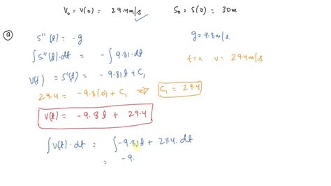 solved motion in a gravitational field an object is fired vertically
