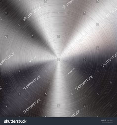 aluminium circular texture
