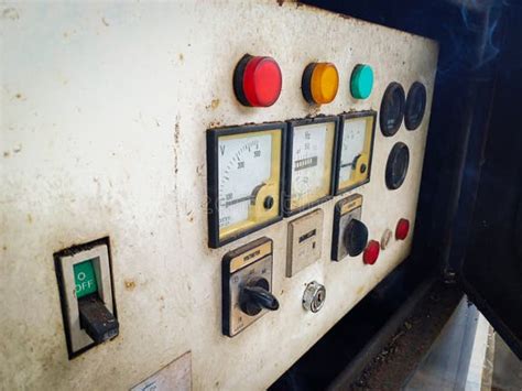Indicator Panel On The Electric Generator Stock Image Image Of Indicator Panel On The Electric Generator Stock Image Image Of
