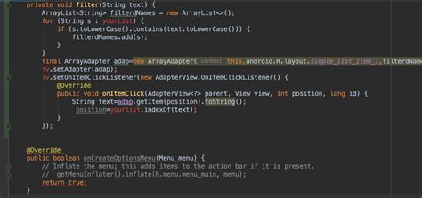 How To Add Search Functionality To Android App Stack Overflow