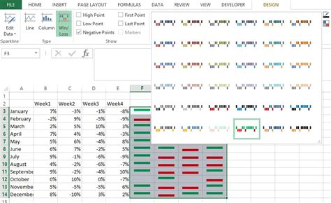 Excel Win Loss Chart - Ponasa