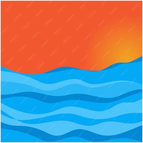 Premium Vector Abstract Water Wave Vector Illustration Design Background