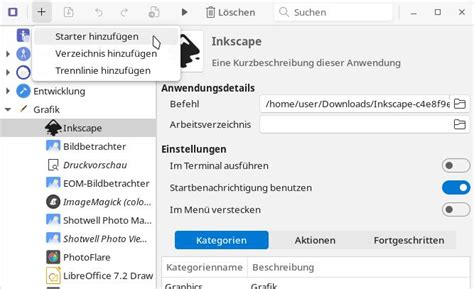 menübearbeitung mit menulibre linux bibel