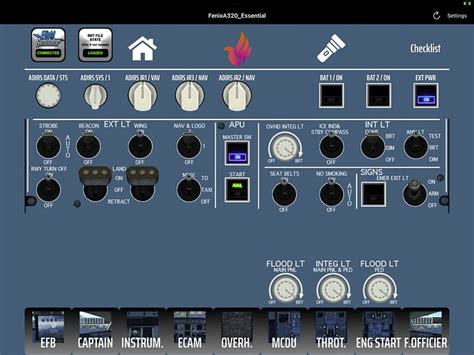 touch portal fenix a320 essential aircraft microsoft flight simulator forums