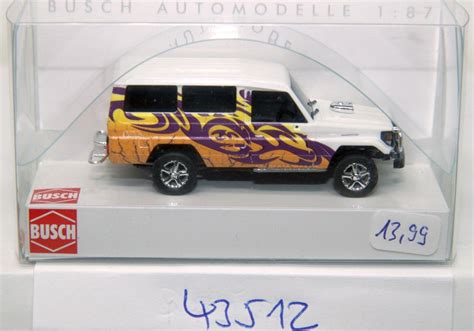 Busch 43512 Toyota Land Cruizer Hzj 78 Crazy Cars Für Spur H0 Mit