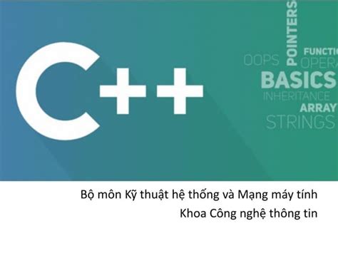 Cpp Chương 1 Cấu Trúc Dữ Liệu Và Giải Thuật Pdf