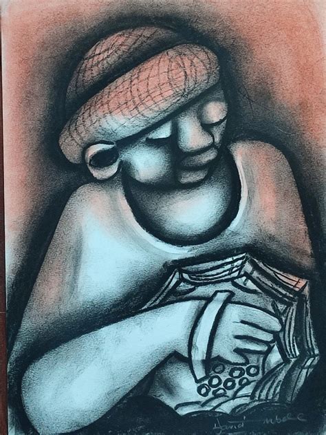 Mbele David Concertina Player Africanartcollection