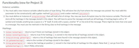 Solved JAVA This Is A Project That Continues To Build The Chegg