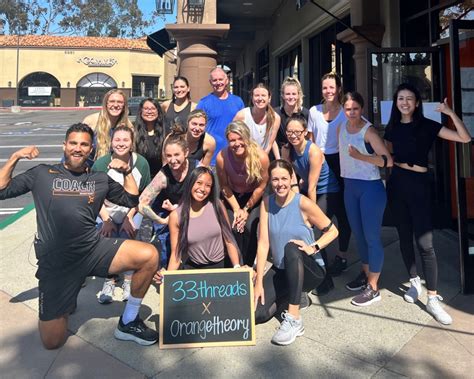 Thirty Three Threads On Linkedin 33 Threads X Orange Theory
