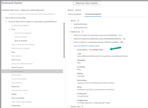 Use Command Checker Ribbondebugtrue To Identify The Ribbon