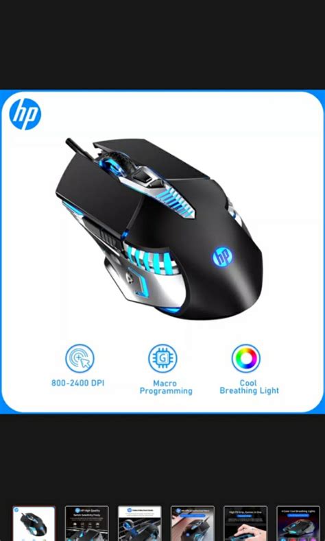 Hp Gaming Mouse G160 Computers And Tech Parts And Accessories Mouse And Mousepads On Carousell