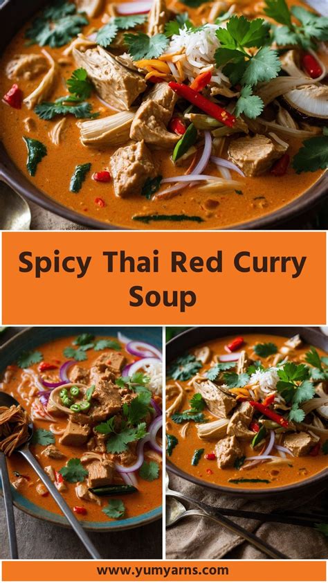 Spicy Thai Red Curry Soup