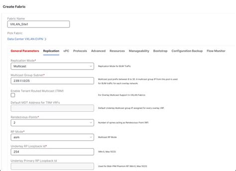managing and monitoring vxlan evpn fabrics using cisco nexus dashboard