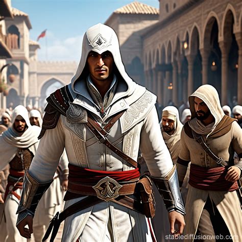Assassins Creed Videogame Characters Hybrid Costume Design Stable