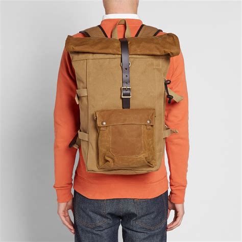 Tan Zip Top Backpack At Charli Blamey Blog