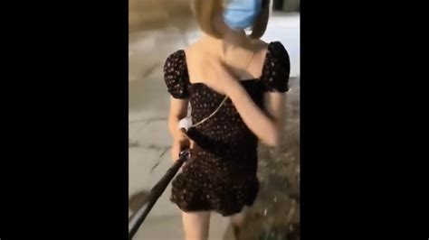 Super Crazy Asian Shemale Flashing Her Cock On The Stre Eporner