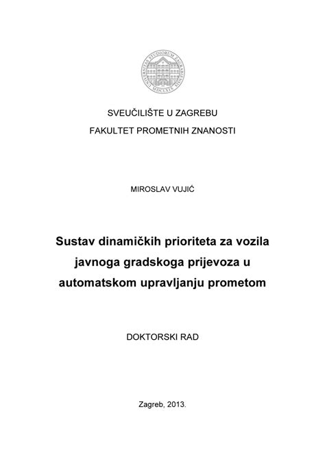 Pdf Dynamic Priority Systems For Public Transport In Urban Automatic Traffic Control