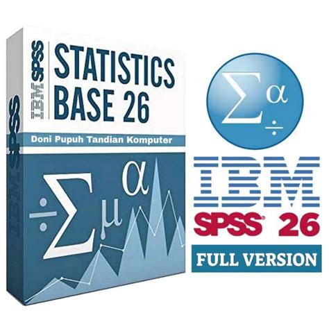 Promo Ibm Spss Statistics 26 Full Version Diskon 90 Di Seller Ukm Market Kab Blora Jawa