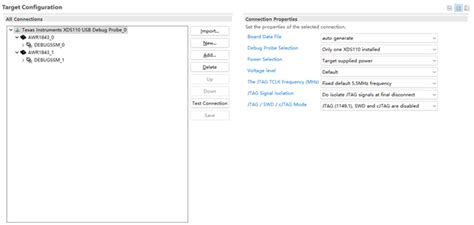 CODECOMPOSER 如何在CCS中的target configuration中设置同时连接两块awr1843 Code Composer Studio 论坛 Code