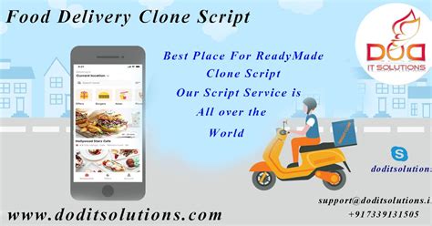 Food Delivery Scripts Ready Made Clone Scripts Dod It Solutions